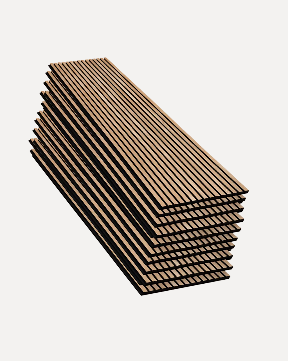10 Stuks Originele Akoestische Panelen | Rustiek Eiken | Extra Groot ...